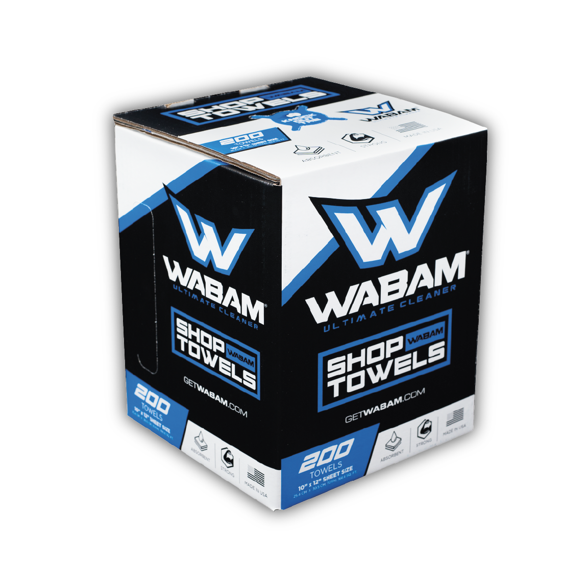 200CT SHOP TOWELS (1 BOX) – WABAM